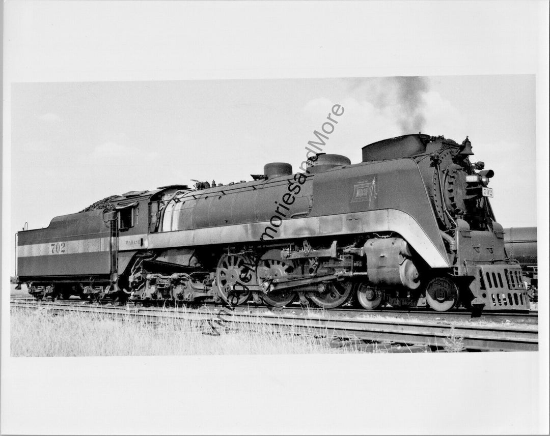 Vtg 1948 Wabash 702 Steam Locomotive Chicago, Il 8x10 Real Photo T1-7 ...