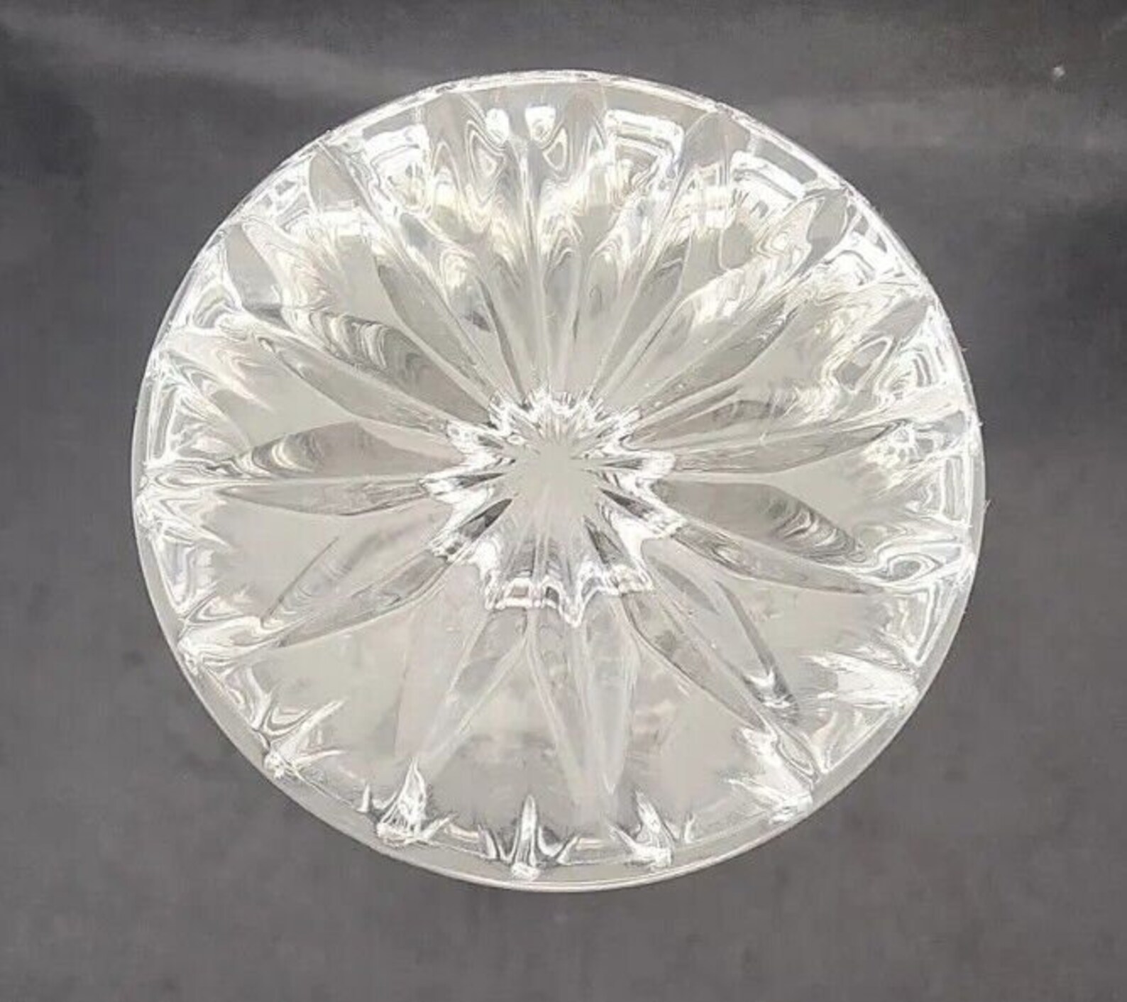 Vintage Oneida Crystal Southern Garden 7" Flower Bud Vase 1992 Frosted ...