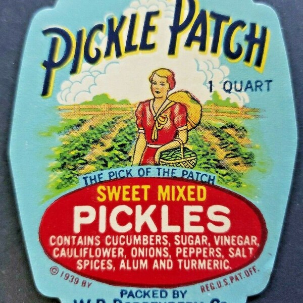 Pickle Label - Etsy