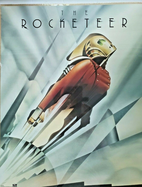 Disney's the rocketeer 1991 original movie poster new… - Gem
