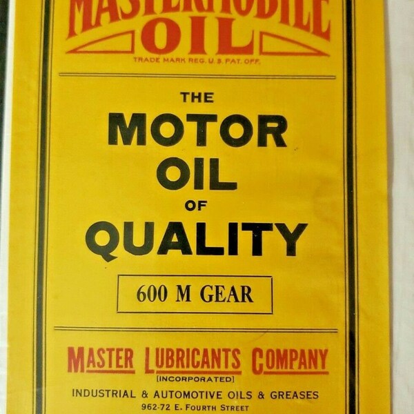 Motor Oil Can Labels - Etsy