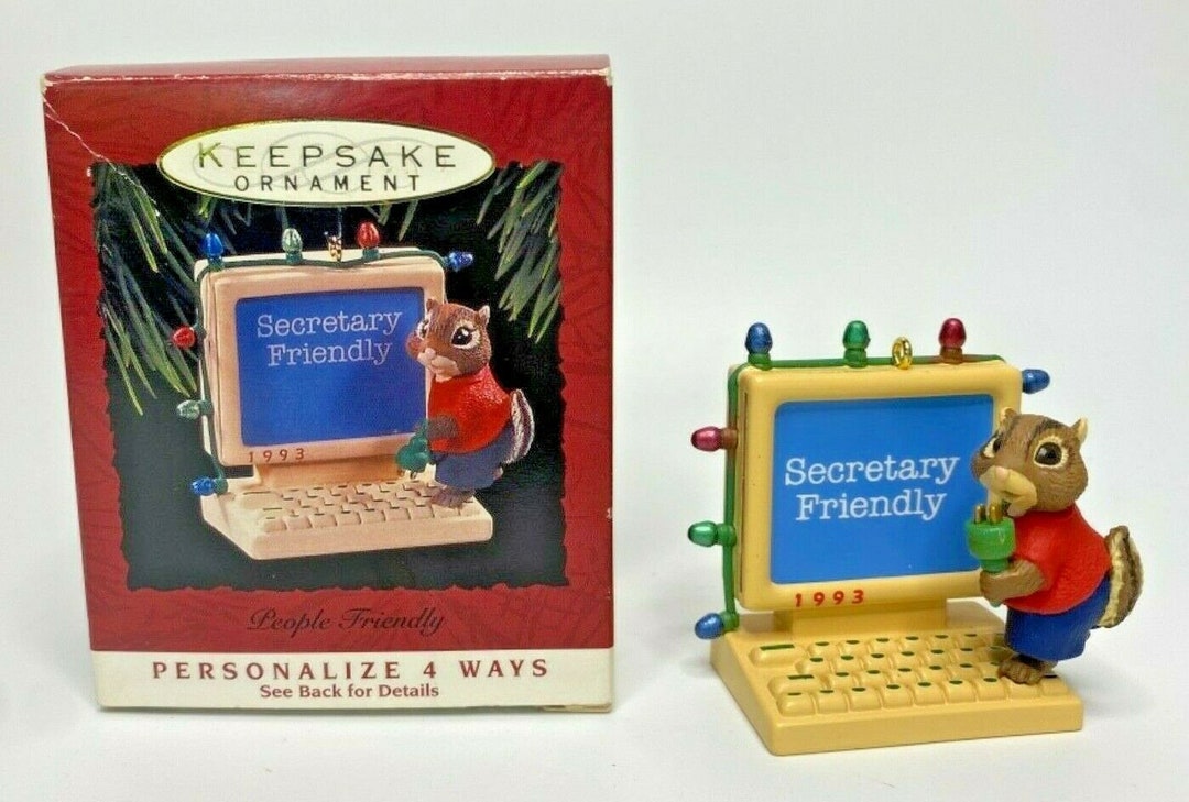 1993 Hallmark People Friendly Ornament U21 - Etsy
