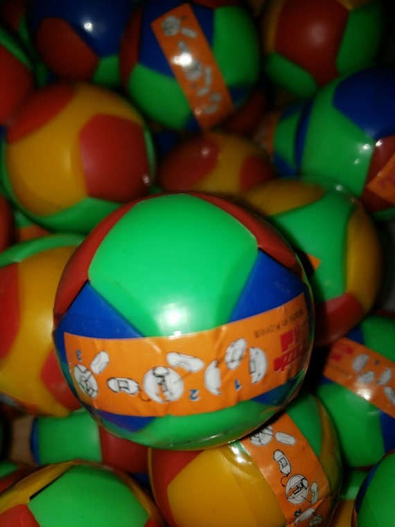 Vintage Puzzle Ball Colorful Brain Teaser Lot of 1 Ne… - Gem