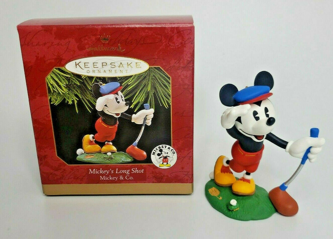 1997 Hallmark Mickey's Long Shot Mickey & Co. Ornament U70/6412 - Etsy
