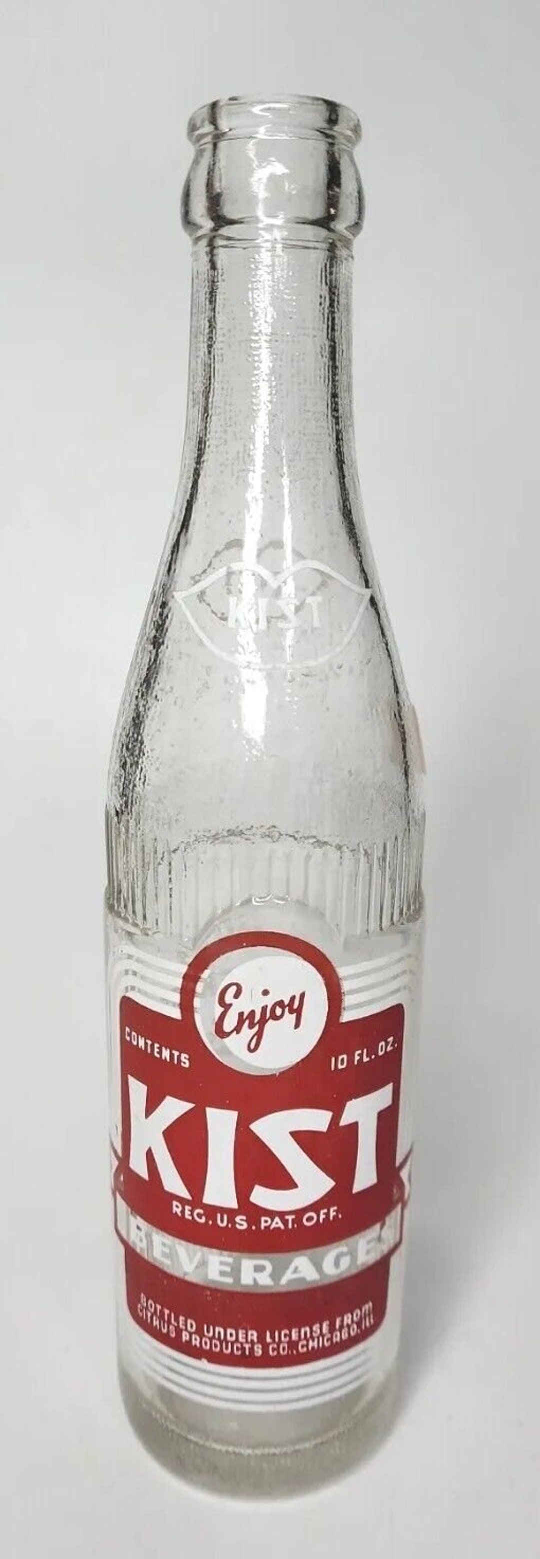 Vtg 1960 Pop Acl Soda Bottle 10 Oz Kist Beverage Chicago, Ill B3-50 - Etsy
