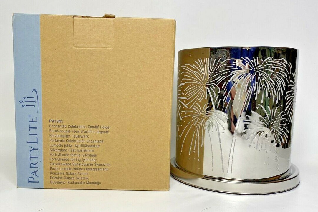 Vintage Retired Partylite Enchanted Celebrations Candle Holder Retired ...