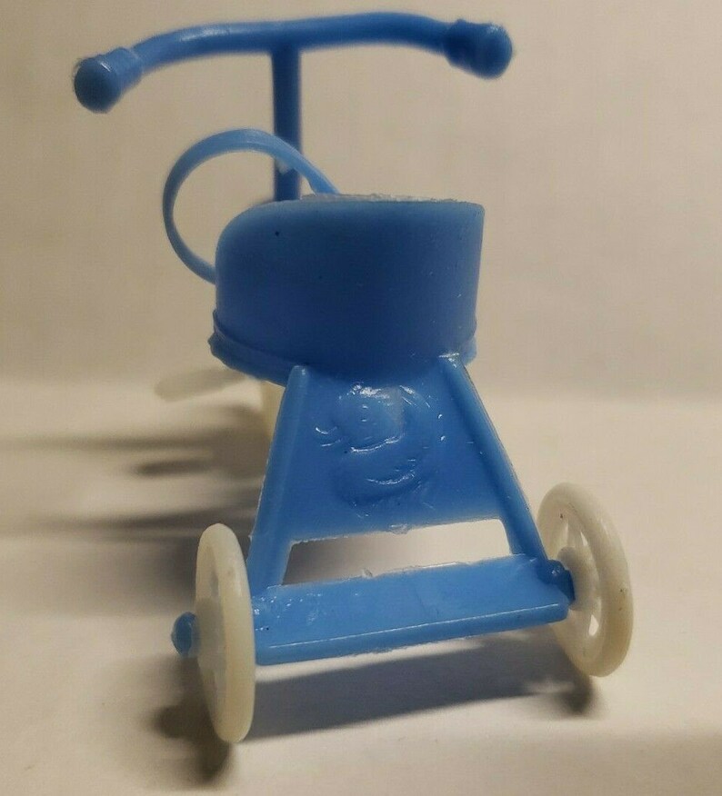 Vintage Baby Tricycle Cake Topper Decoration Blue With Baby - Etsy