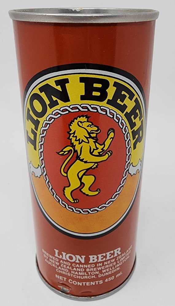 1970's Lion Beer Redish Brown Empty Beer Can 450ML New - Etsy