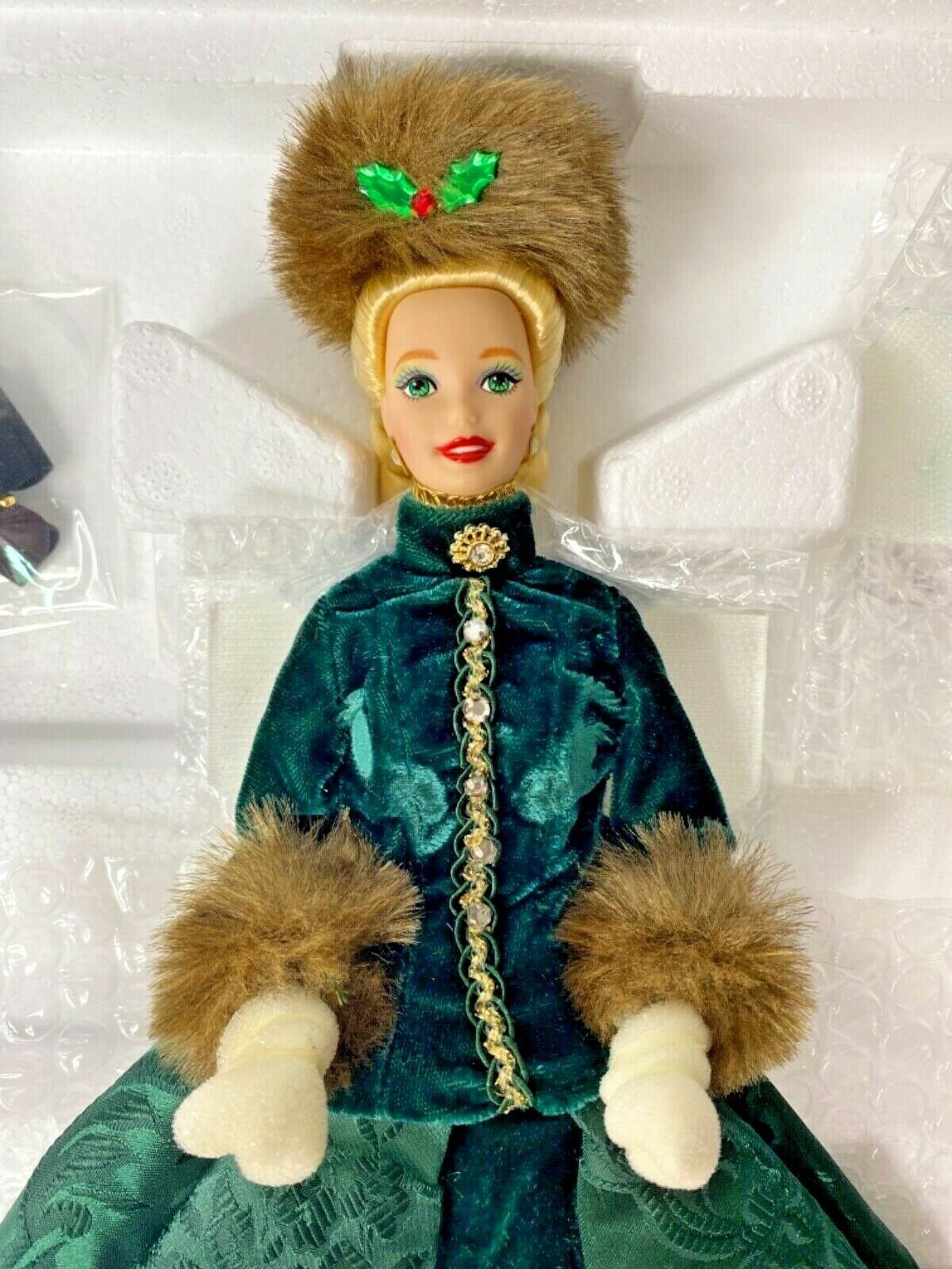 1996 Barbie holiday Caroler Doll Holiday Porcelain - Etsy