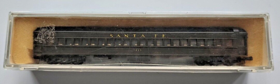 Pmi N Scale Trains, 1820 Coach Atsf in Case, Santa Fe 1835 U105-27 - Etsy