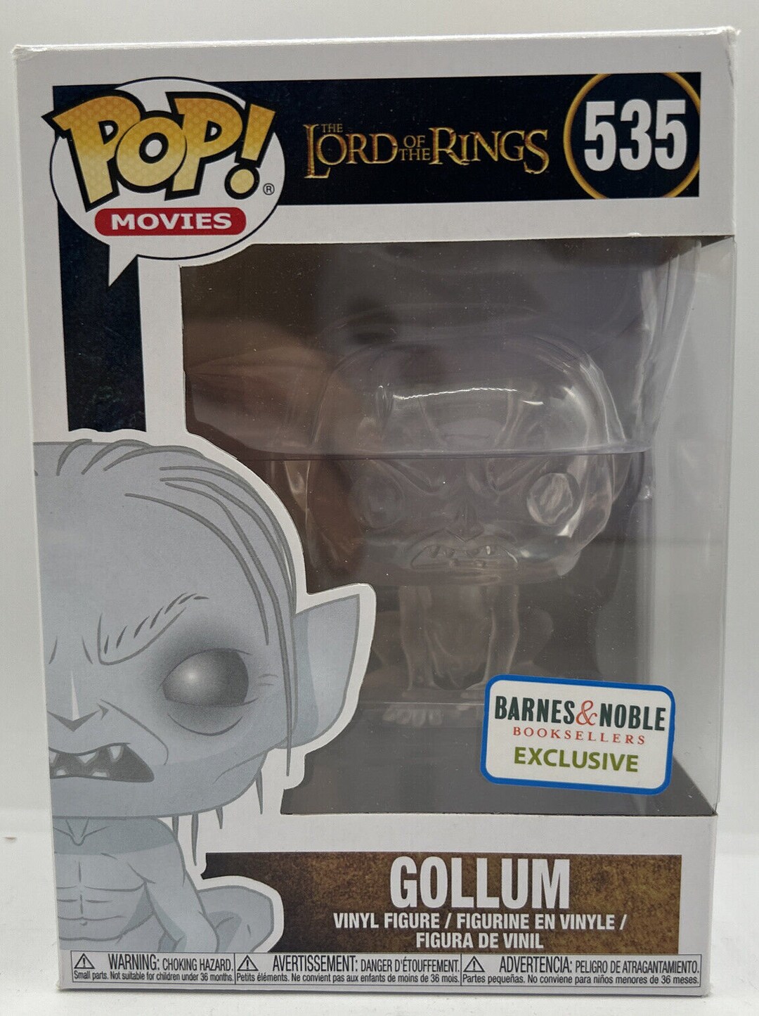 Funko Pop the Lord of the Rings Gollum Barnes & Noble Exclusive 535 F1 ...