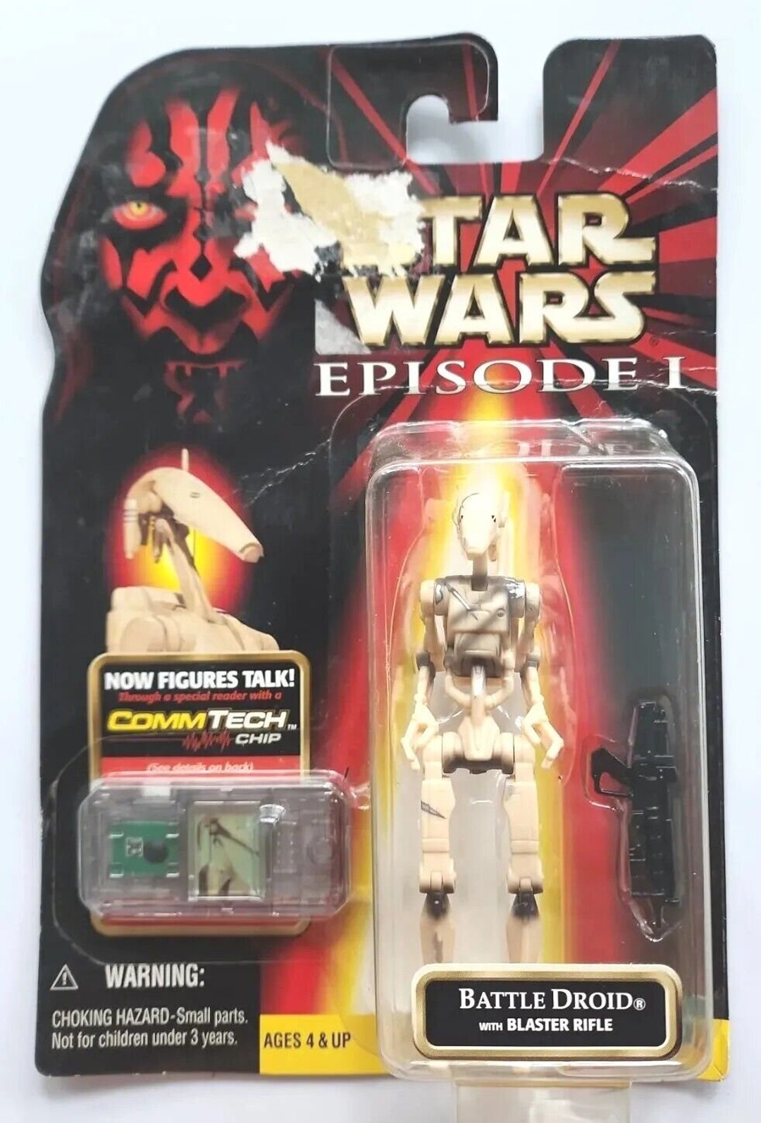Hasbro Star Wars Episode 1 Battle Droid Blaster Damage Action Figure Sw6 Etsy Canada
