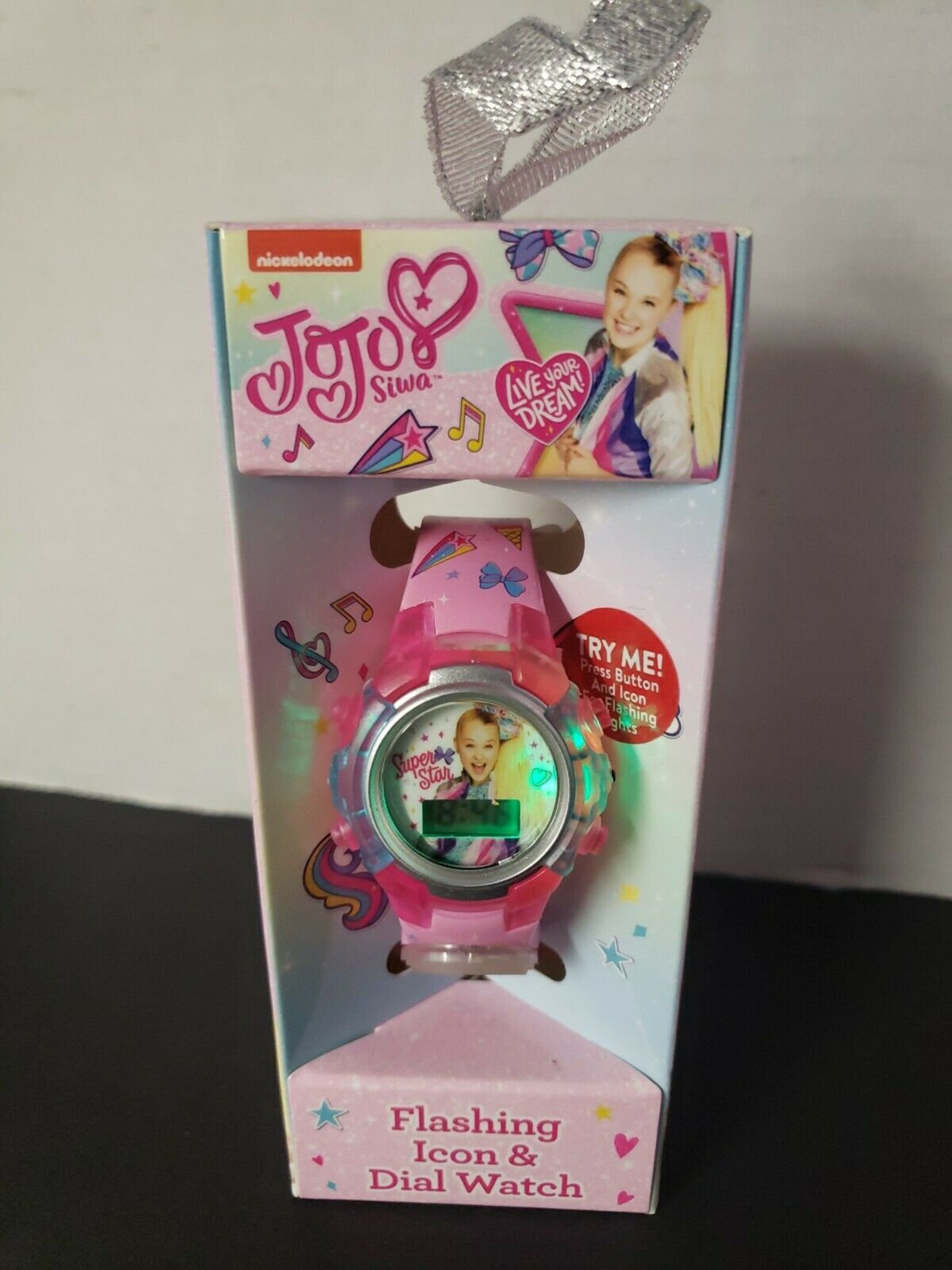 Nickelodeon Jojo Siwa Flashing Icon and Dial Kids Watch Purple | Etsy