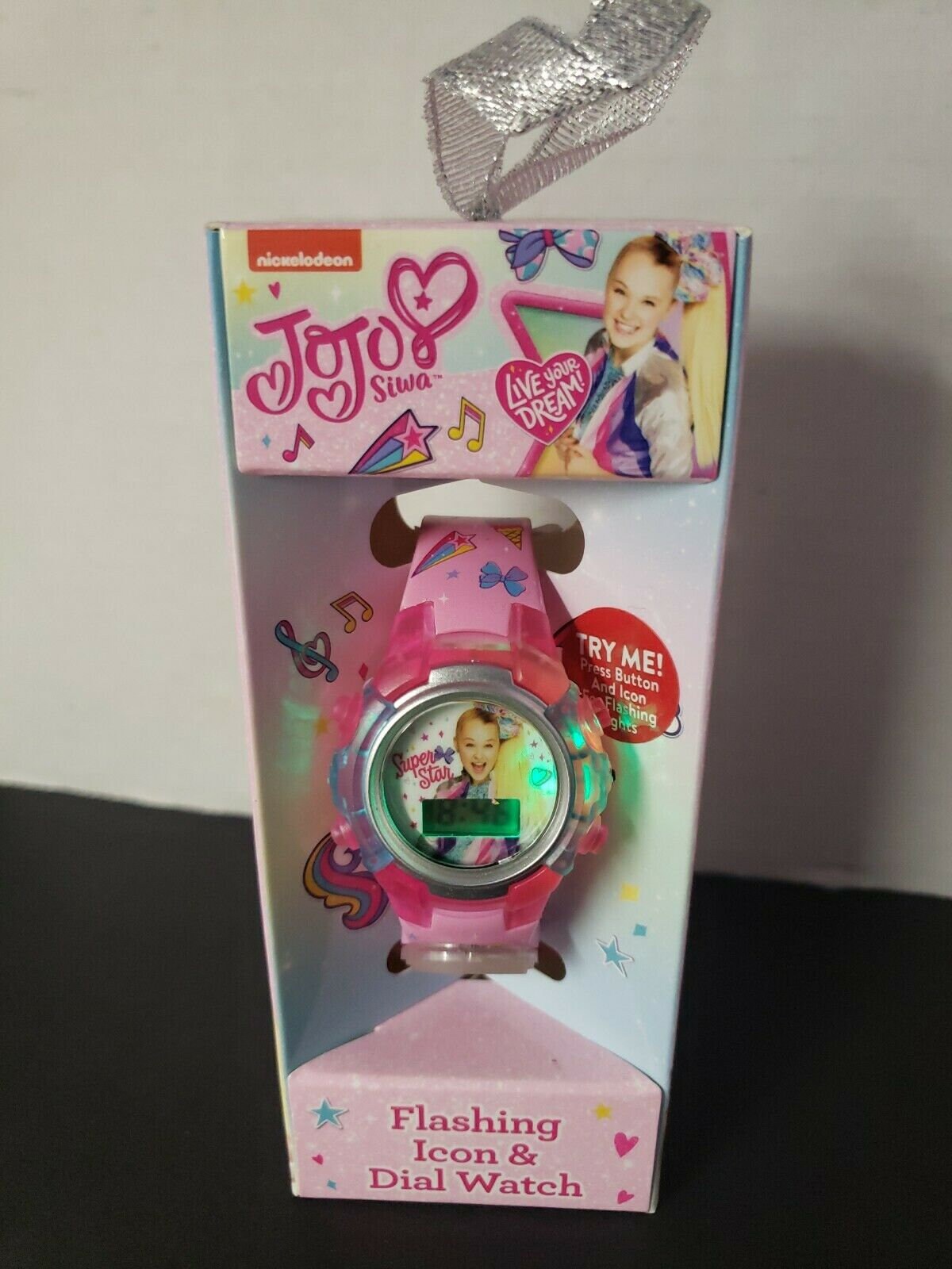 Nickelodeon Jojo Siwa Flashing Icon and Dial Kids Watch Purple | Etsy