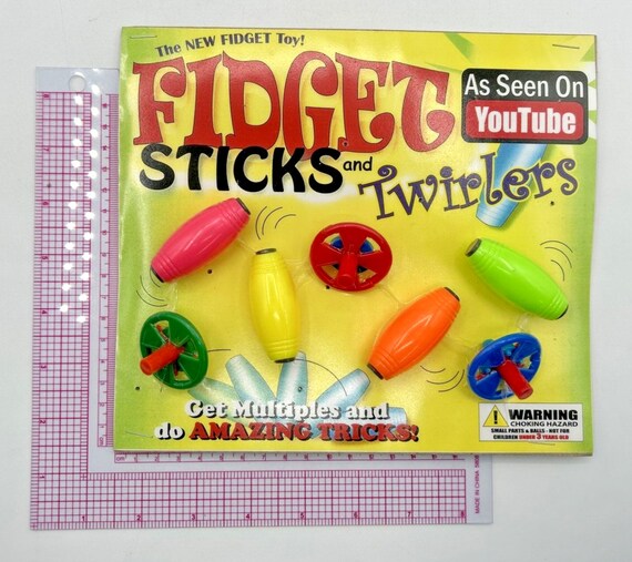 Vintage Vending Display Board Fidget Sticks And Twirl… - Gem