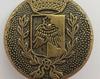 Crown Shield Button - Etsy