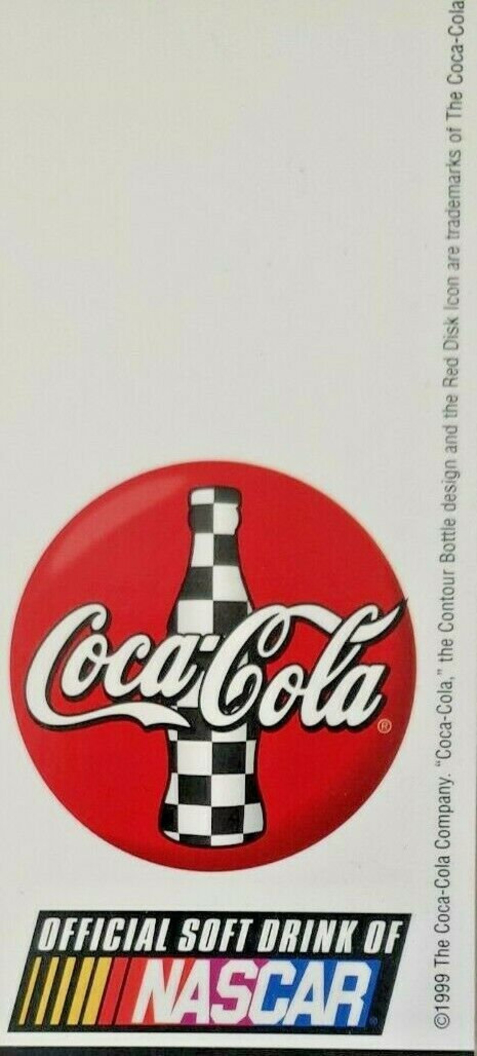 1999 coca-cola racing family store cardboard display sign rare | Etsy