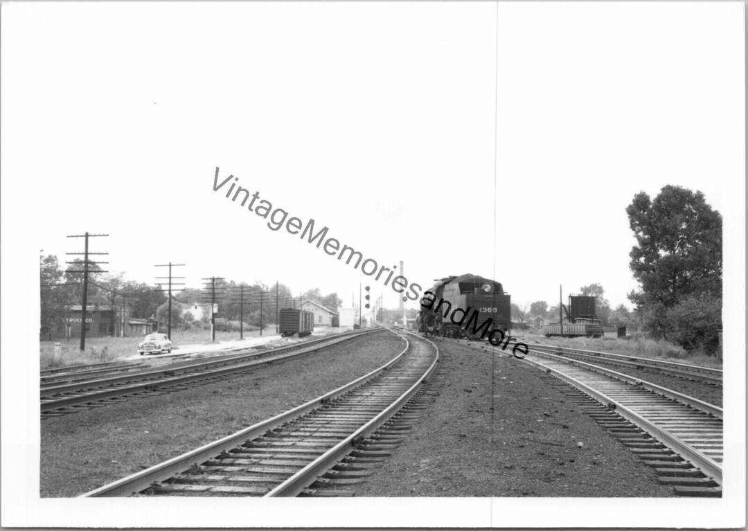Vtg Louisville & Nashville Railroad LN 1369 Steam Locomotive Real Photo ...