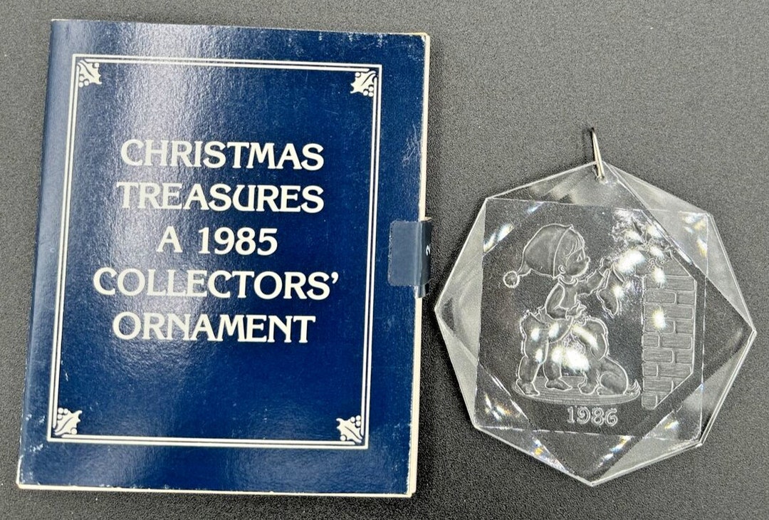 1985 Christmas Treasures Collectors' Ornament SKU U232/#2 - Etsy