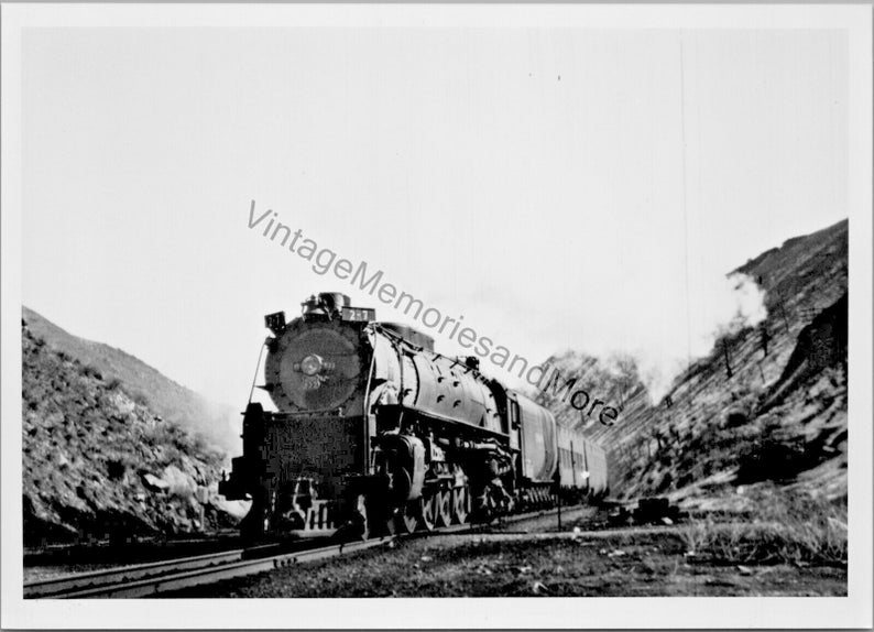 Vintage Union Pacific Railroad UP 822 Steam Locomotive T2-265 - Etsy