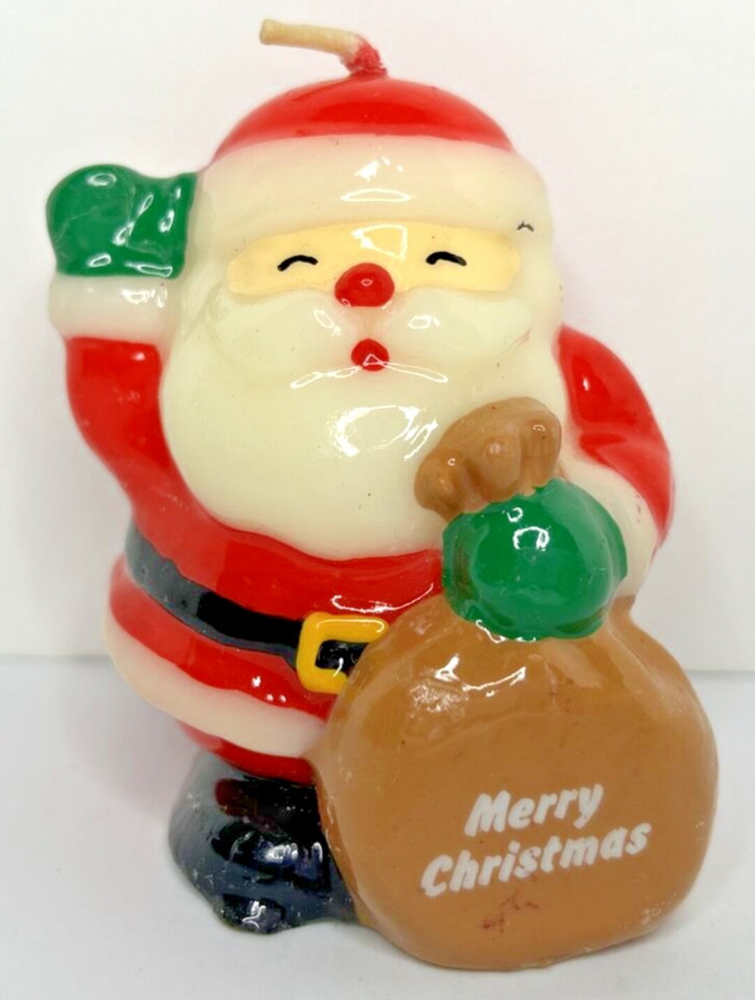 Vintage Russ Santa Claus Christmas Candle 3" Sku H283 - Etsy