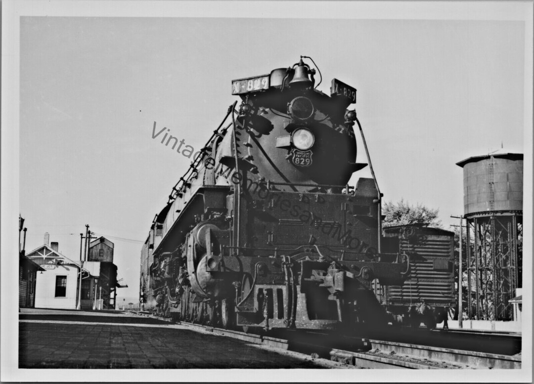 Vintage Union Pacific Railroad up 829 Steam Locomotive T2-270 - Etsy
