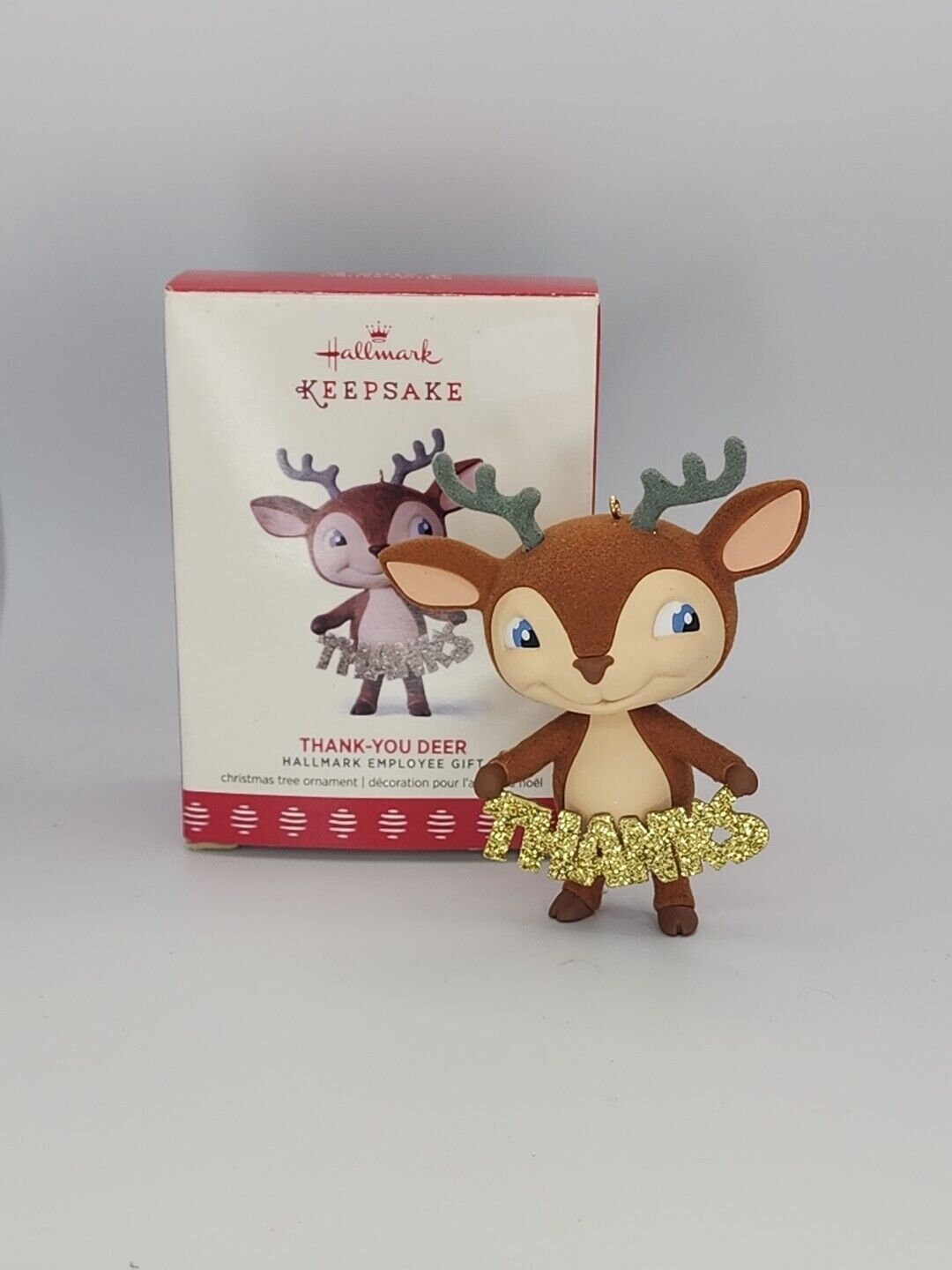 Hallmark Ornament Thank You Deer Limited Edition Employee Gift Ornament ...