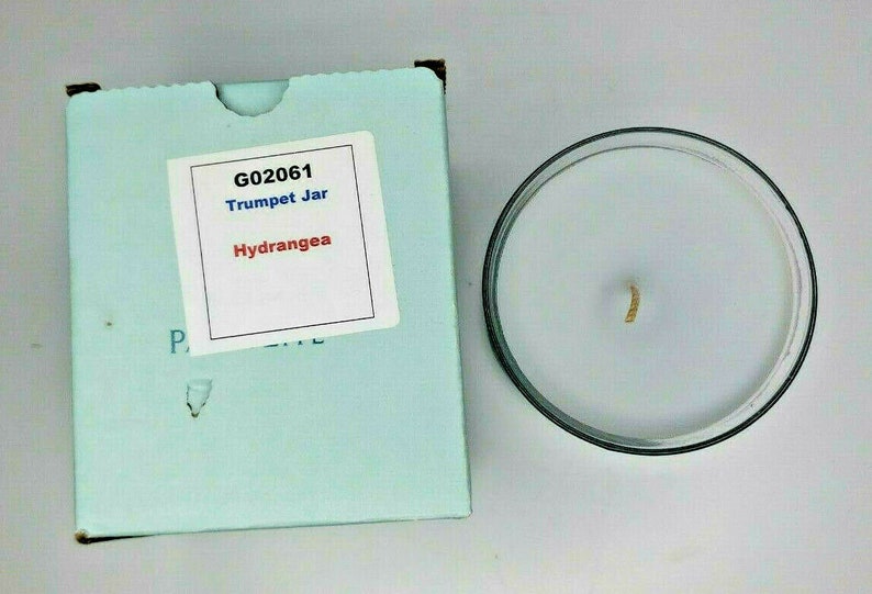 Partylite Best Burn Trumpet Jar Candle 6.7oz New Box Hydrangea P5A ...