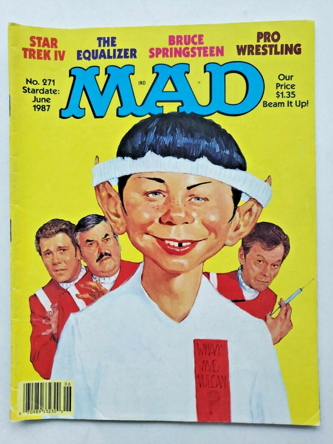 1987 Mad Magazine June No. 271 star Trek Iv Pro - Etsy