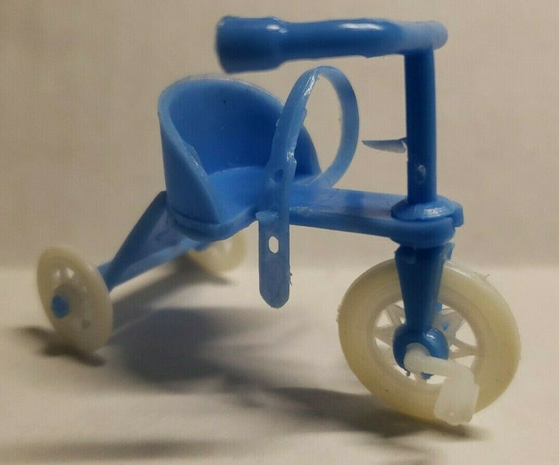 Vintage Baby Tricycle Cake Topper Decoration Blue With Baby - Etsy