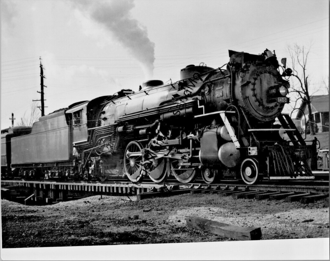 Vtg 1936 Sothern 1402 Steam Locomotive Norcross, Ga 8 X 10 Real Photo ...