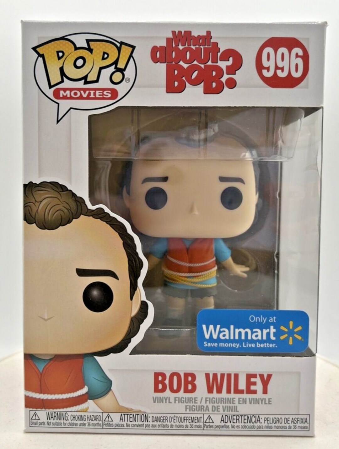Funko Pop What About Bob Bob Wiley Walmart Exclusive 996 F21 - Etsy