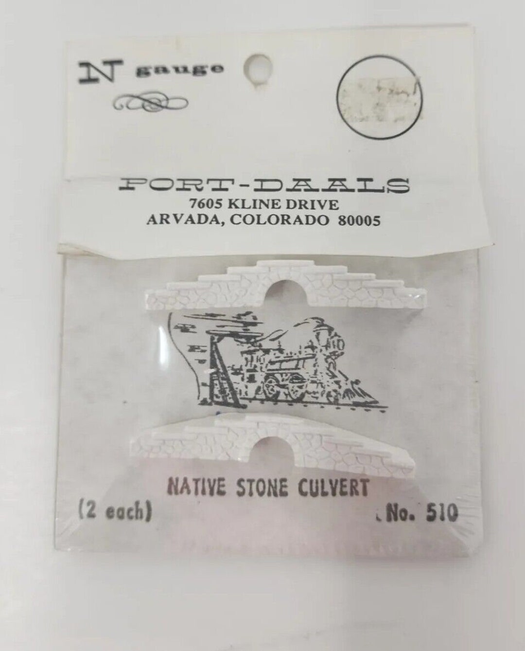 Port Daals N Scale Stone Culvert Gray 2pcs Model Train 510 U101 - Etsy