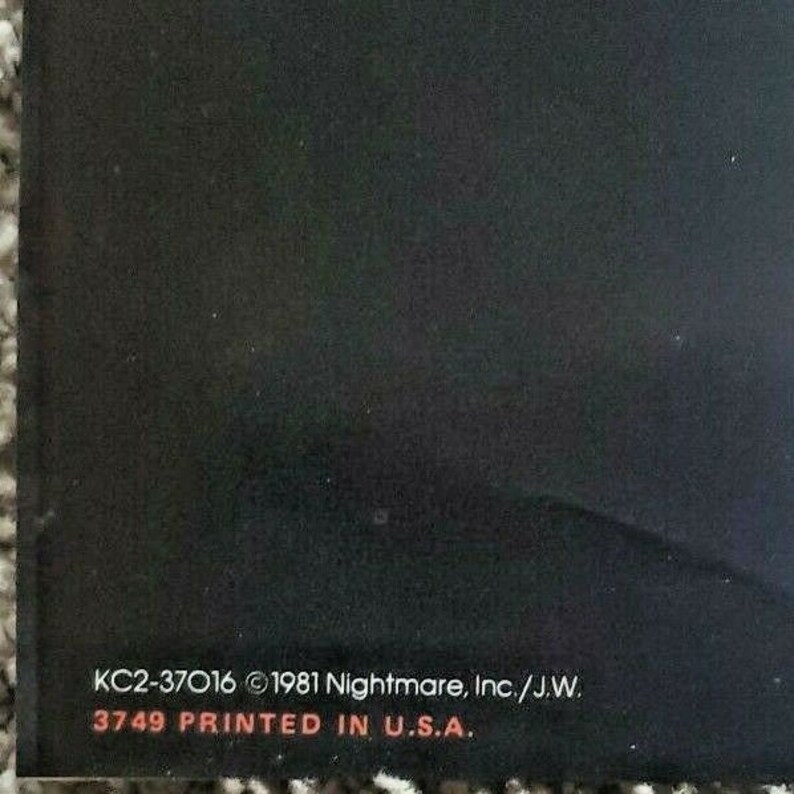 Vintage 1981 Journey Captured Poster Record Insert KC2-37016 NOS 34"x ...