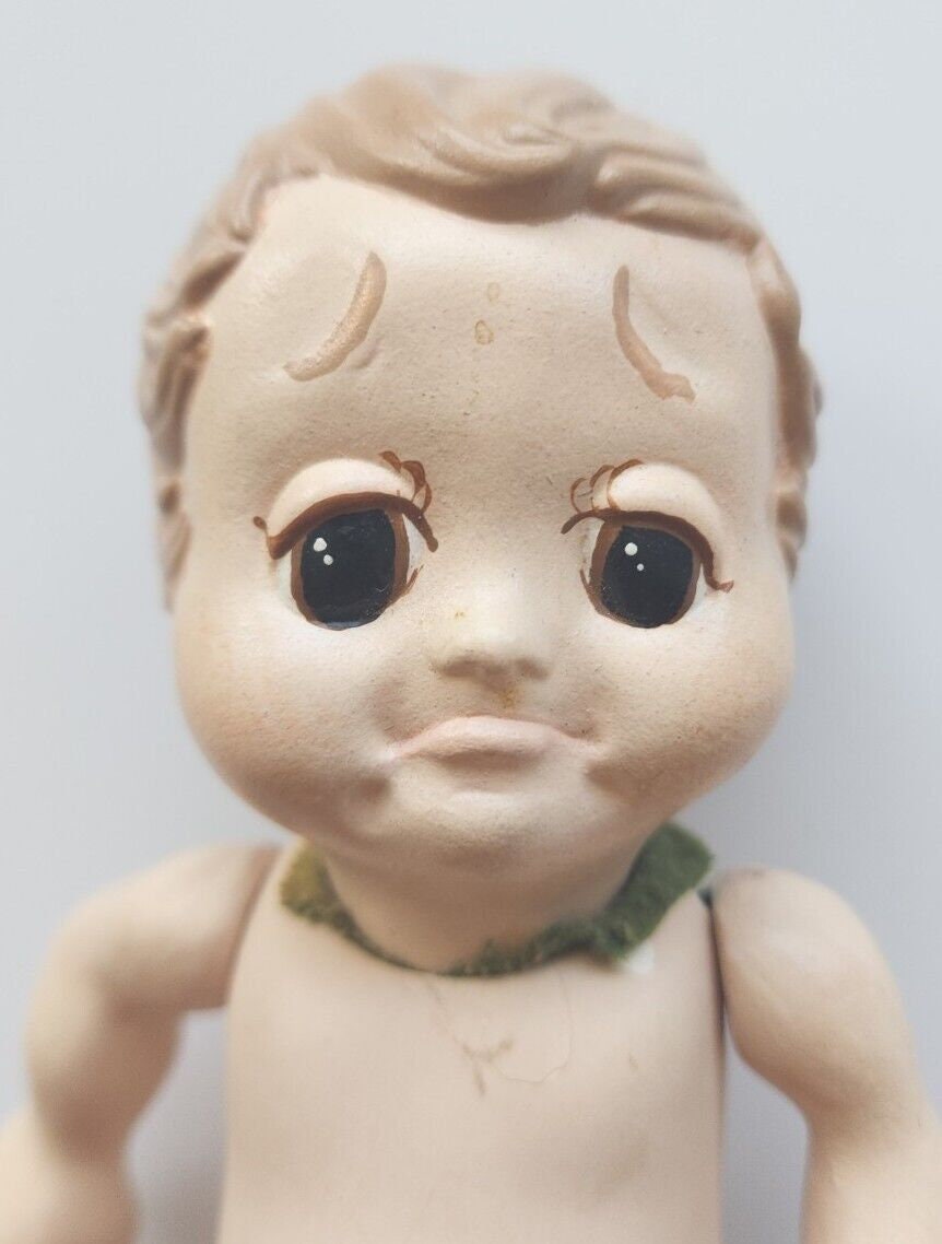 Rare 1973 Fb Thompson Bisque Doll Porcelain Painted 7" Tall U182 - Etsy