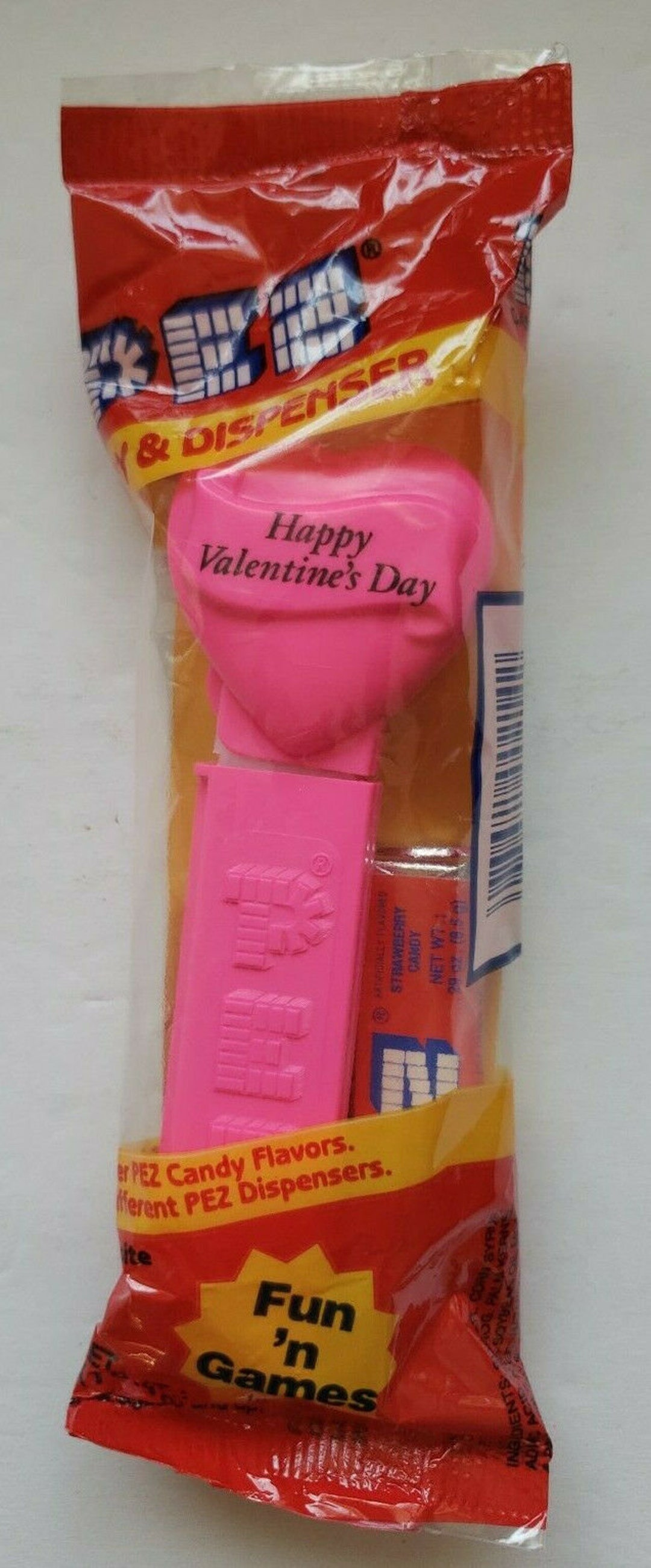 Vintage Pez Heart Valentine's Day Dispenser Unopened Package New Sh 4 ...