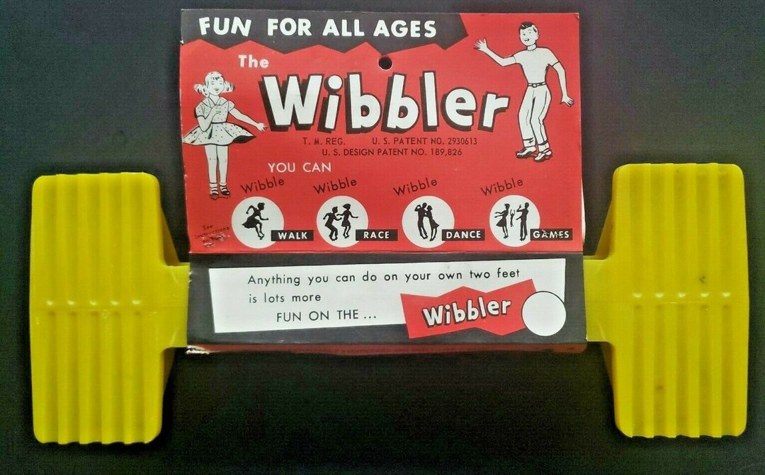 Vintage 1950's Yellow Wibbler Toy /st Louis/ New Old Stock - Etsy