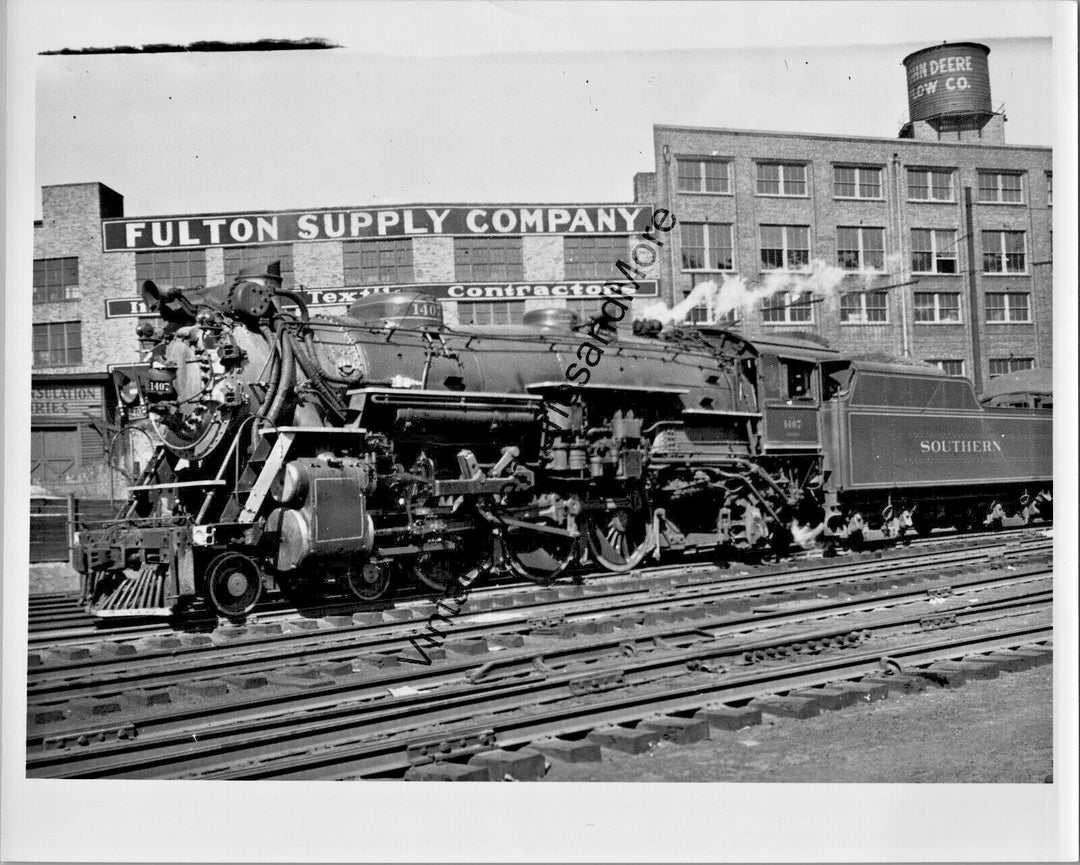 Vtg 1939 Sothern 1407 Steam Locomotive Atlanta, Ga 8x10 Real Photo T1-9 ...