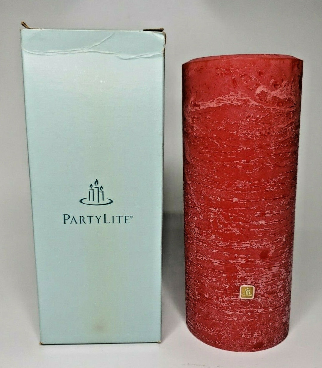 Vintage Retired Partylite 3" X 7" Pillar Candle New in Box Unscented ...