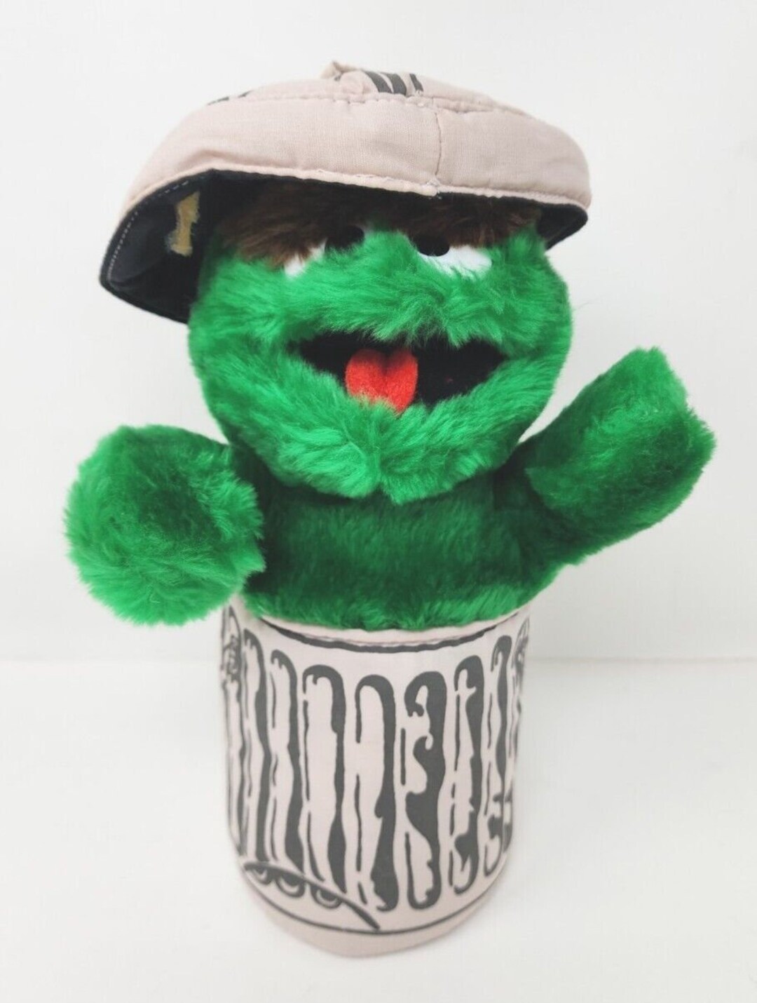 Vintage Sesame Street Plush Oscar the Grouch Plush Applause Jim Henson ...