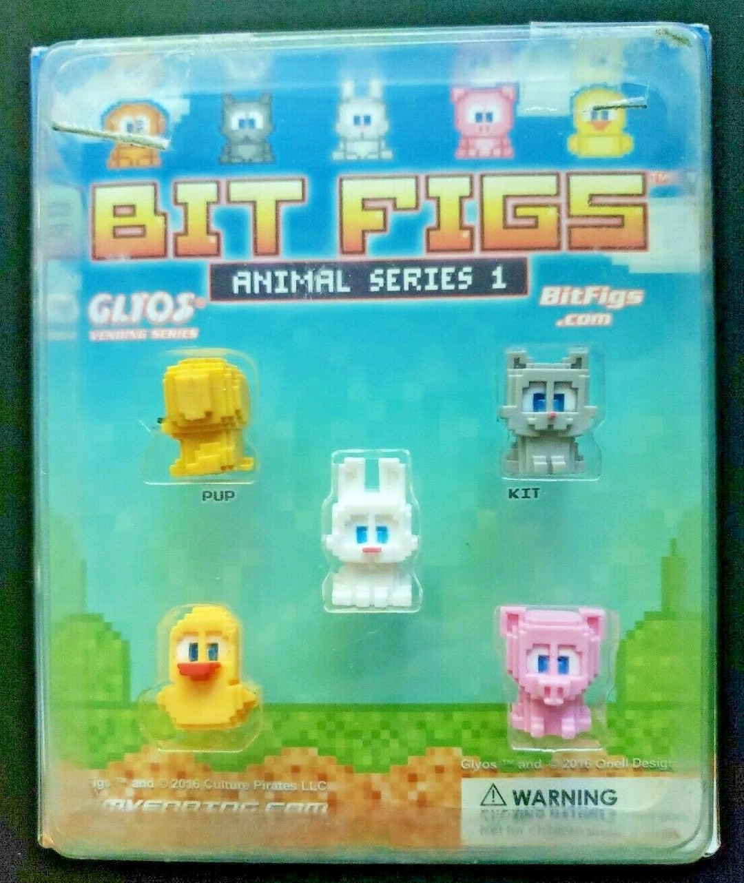 Vintage Bit Figs Gumball Vending Machine Charms Header Display Card 436 ...