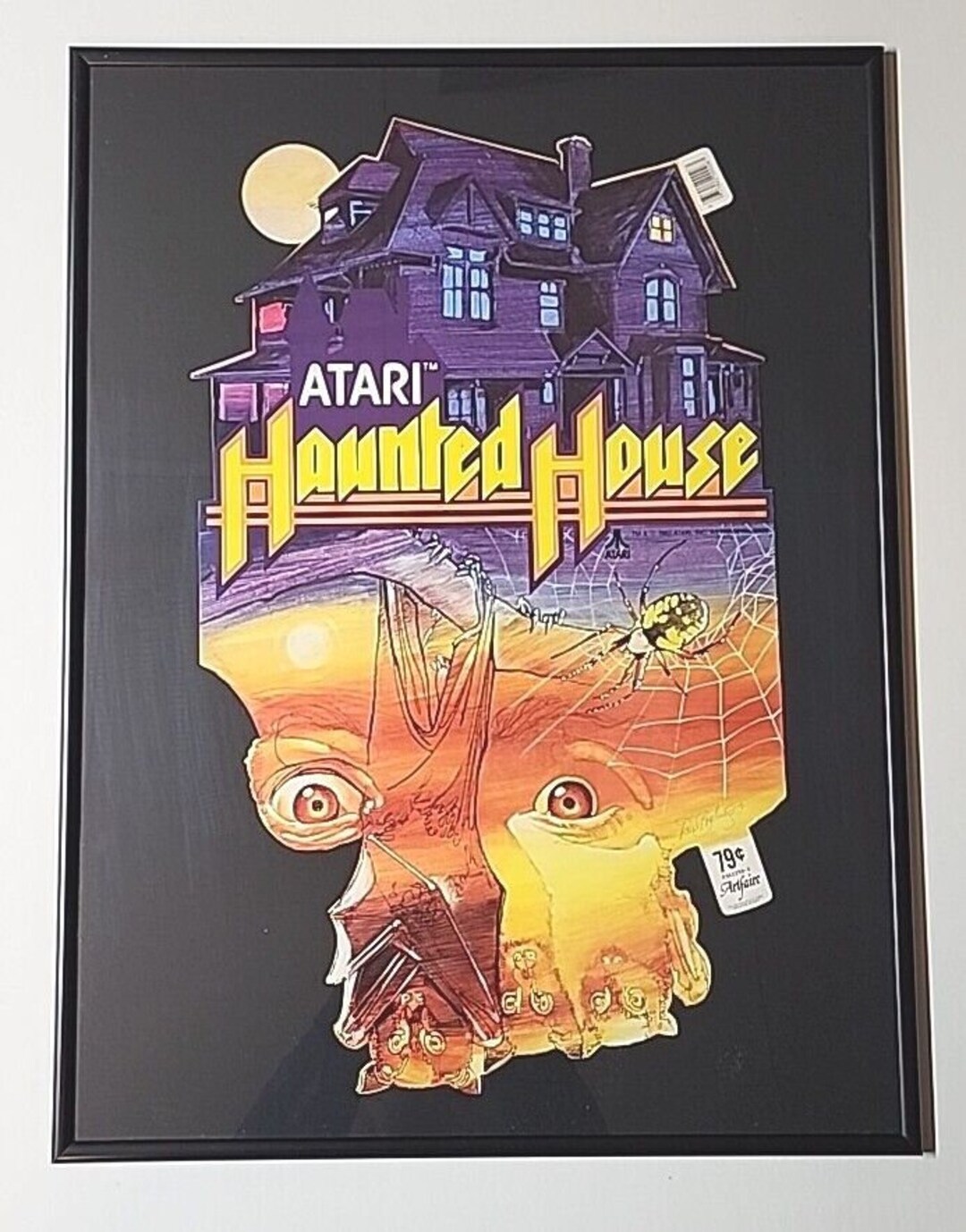 1982 Original Atari Haunted House Die Cut Store Display Framed WS3B - Etsy