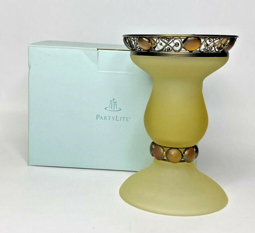 Vintage Retired Partylite Paris Retro Pillar Holder Retired Nib P15d ...