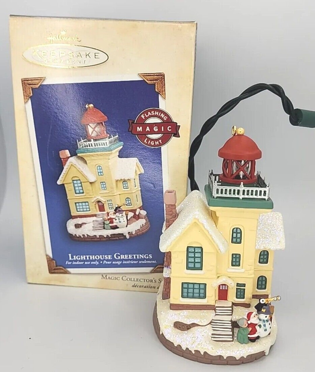 2004 Hallmark Lighthouse Greetings Collector's Series Keepsake Ornament ...