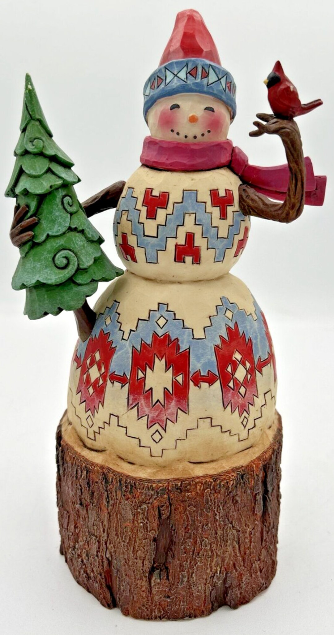 2011 Jim Shore naturally Merry Snowman Figurine No Box 4024281/JS3 - Etsy