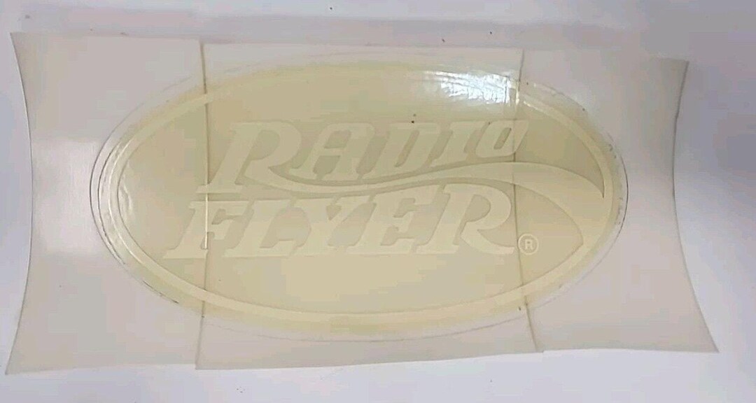 Vintage Original Radio Flyer Decals Stickers Approx. 5" X 2-1/2" PB127 ...
