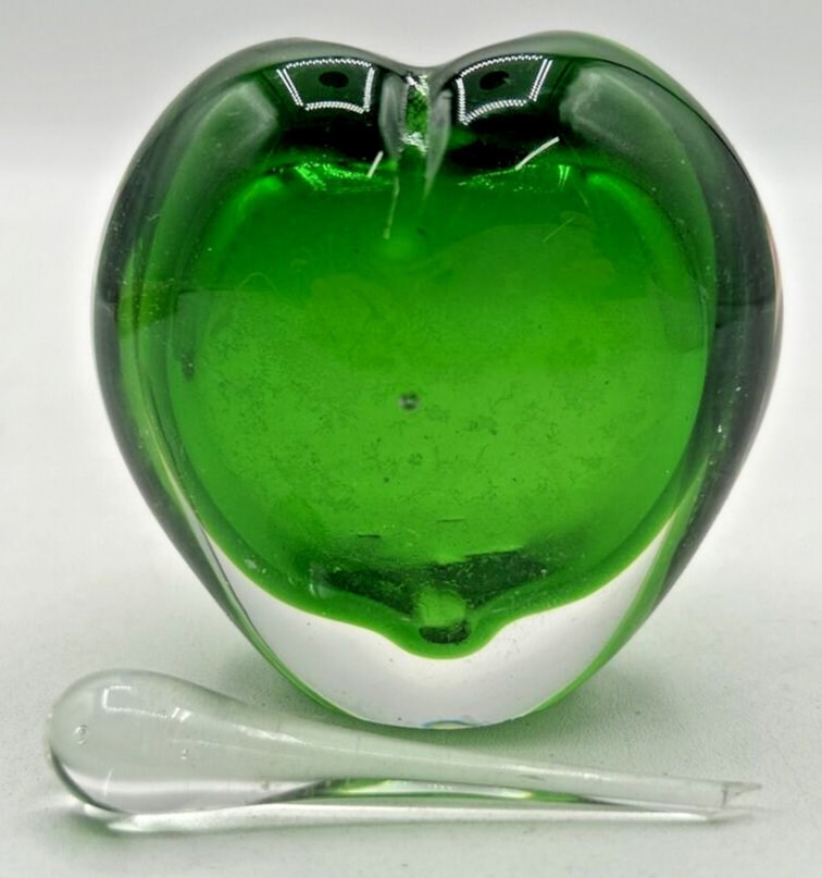 Vintage Art Glass Pear Shaped Paperweight PB101 - Etsy