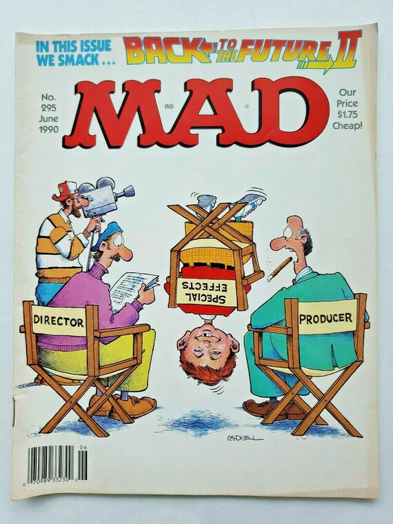1990 Mad Magazine June No. 295 back to the Future | Etsy
