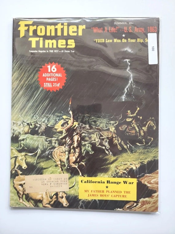 Frontier times vintage magazine sumer, 1959 "what a l… - Gem