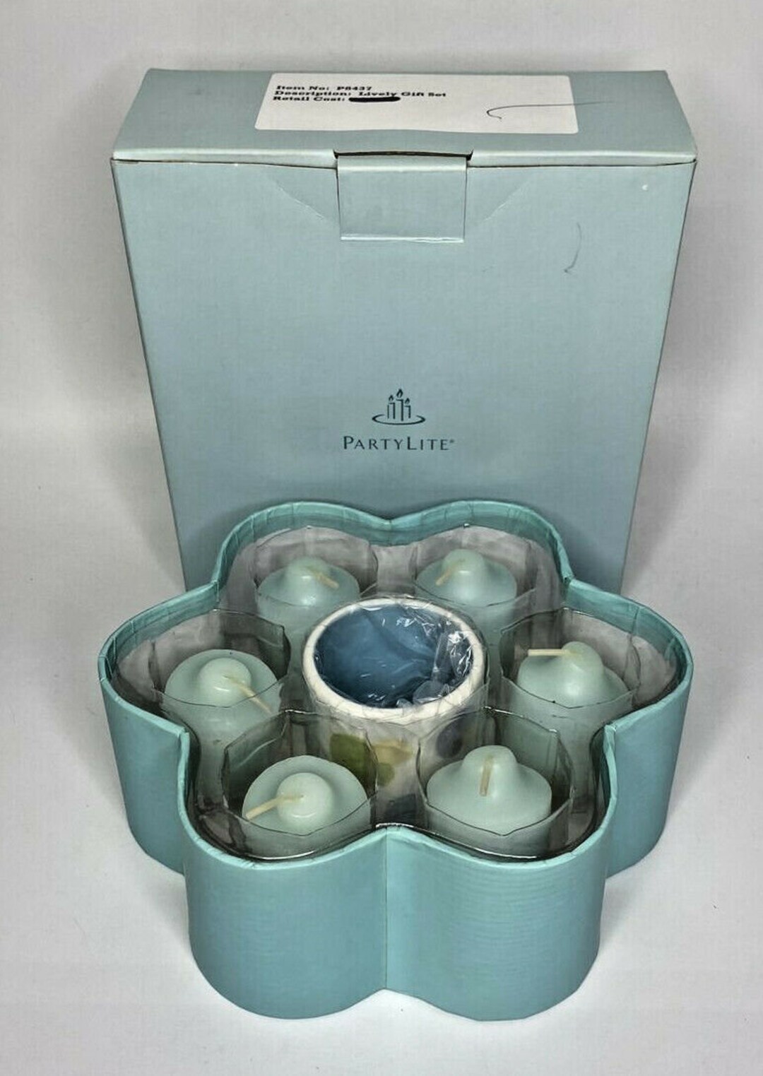 Vintage Retired Partylite Lively Gift Set Rare Retired Nib P15c/p8437 ...
